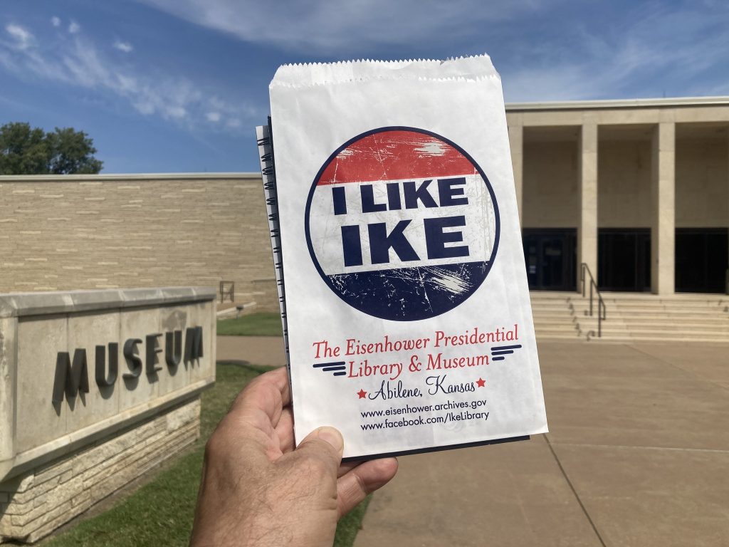 dwight-d-eisenhower-i-like-ike-bag - The Beat Museum